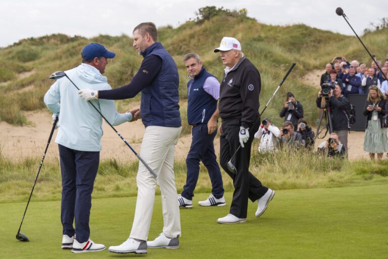 Donald Trump opens new Balmedie golf course