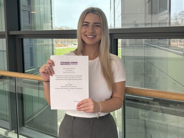 RGU graduate who started uni at 16 begins career in law