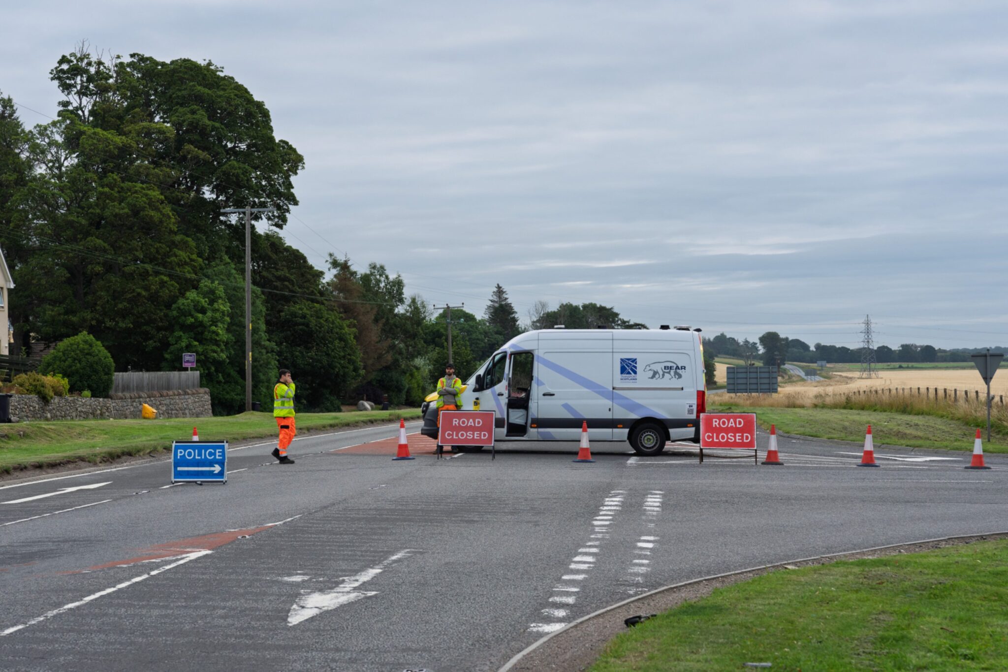 Emergency services called to early morning A9 crash