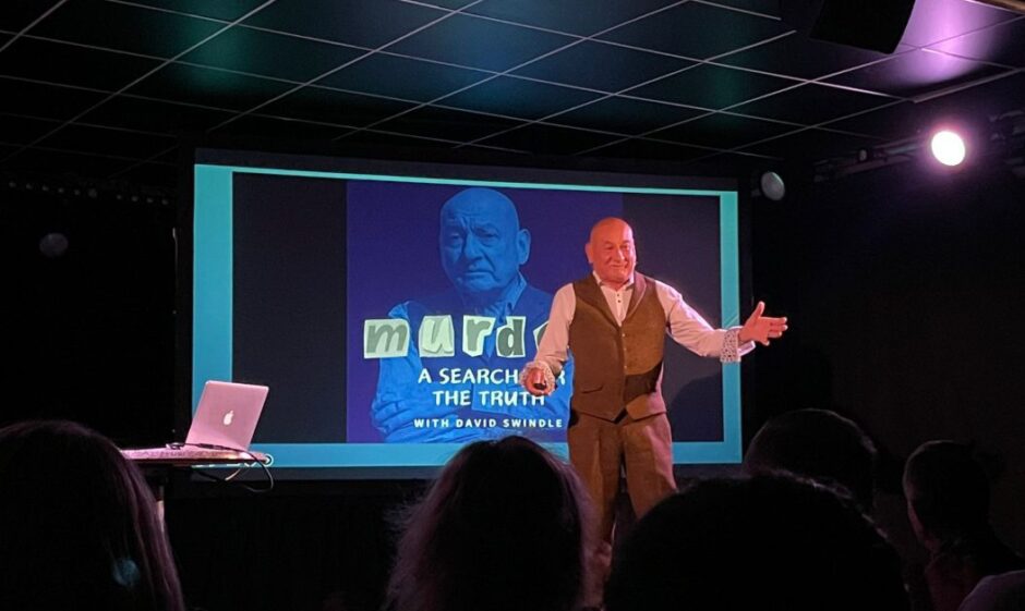 Review: David Swindle murder detective enthrals Aberdeen crowd