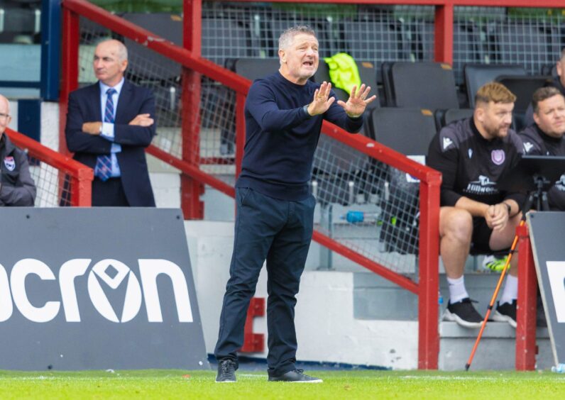 Ross County boss Tony Docherty on his high-profile coaching team