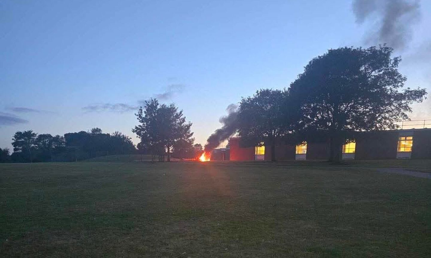 Firefighters tackle fire at Aberdeen primary school
