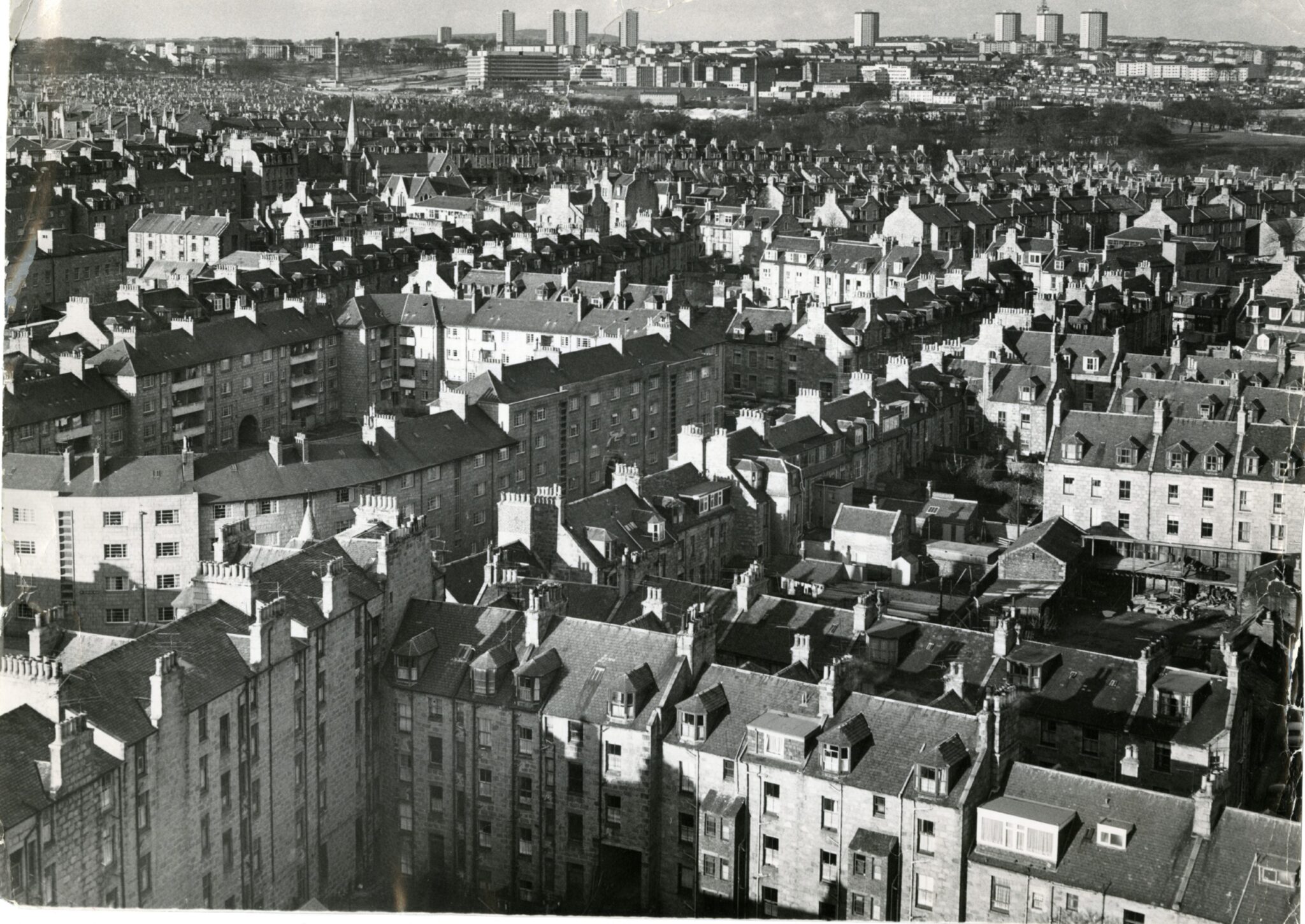 Aerial Aberdeen: Looking at the city from above during the 1970s