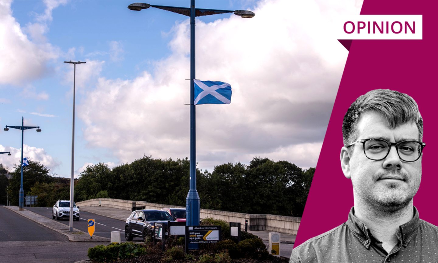 Flags tied to Aberdeen lampposts have nothing to do with patriotism