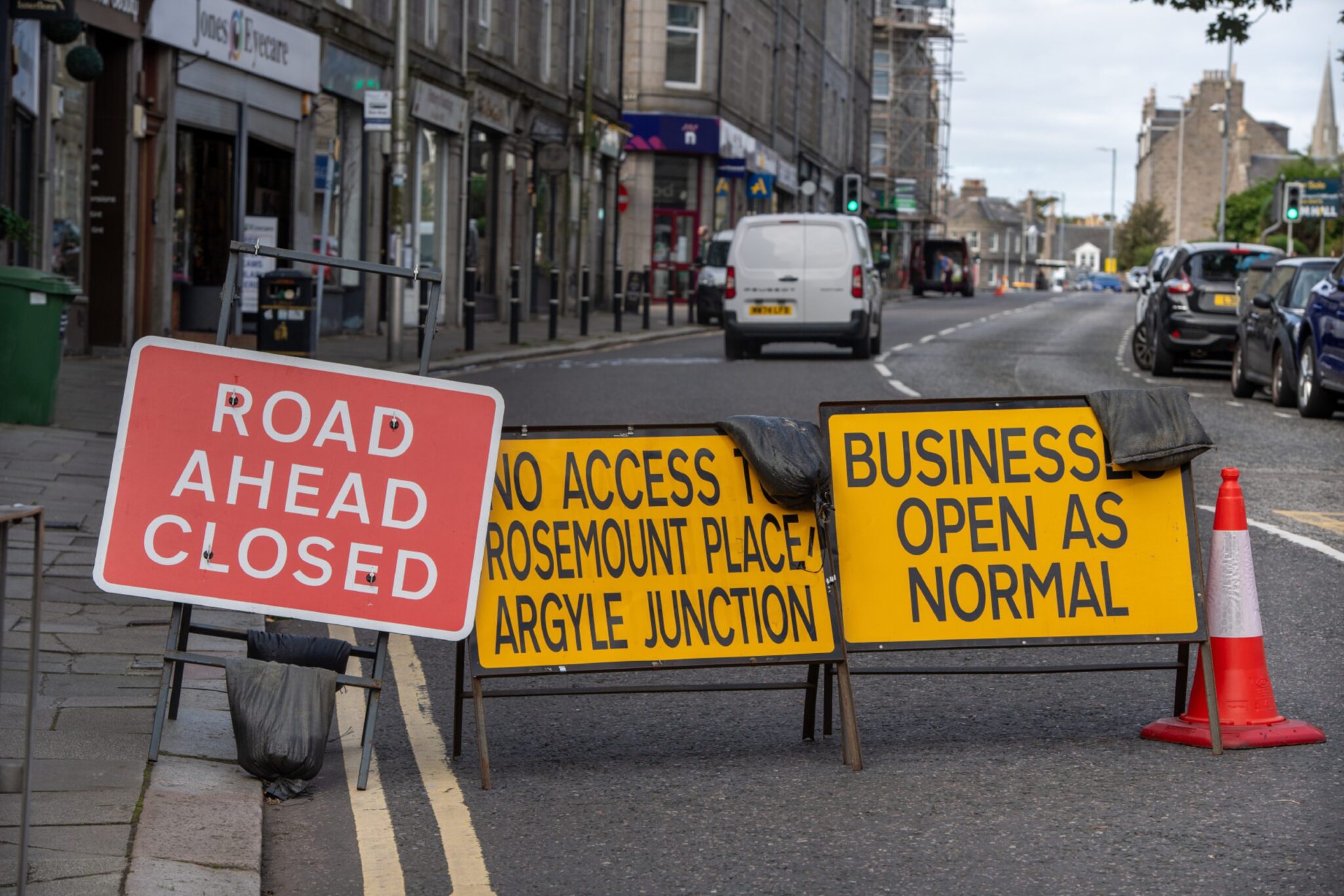 Aberdeen streets closed for Rosemount and Midstocket roadworks