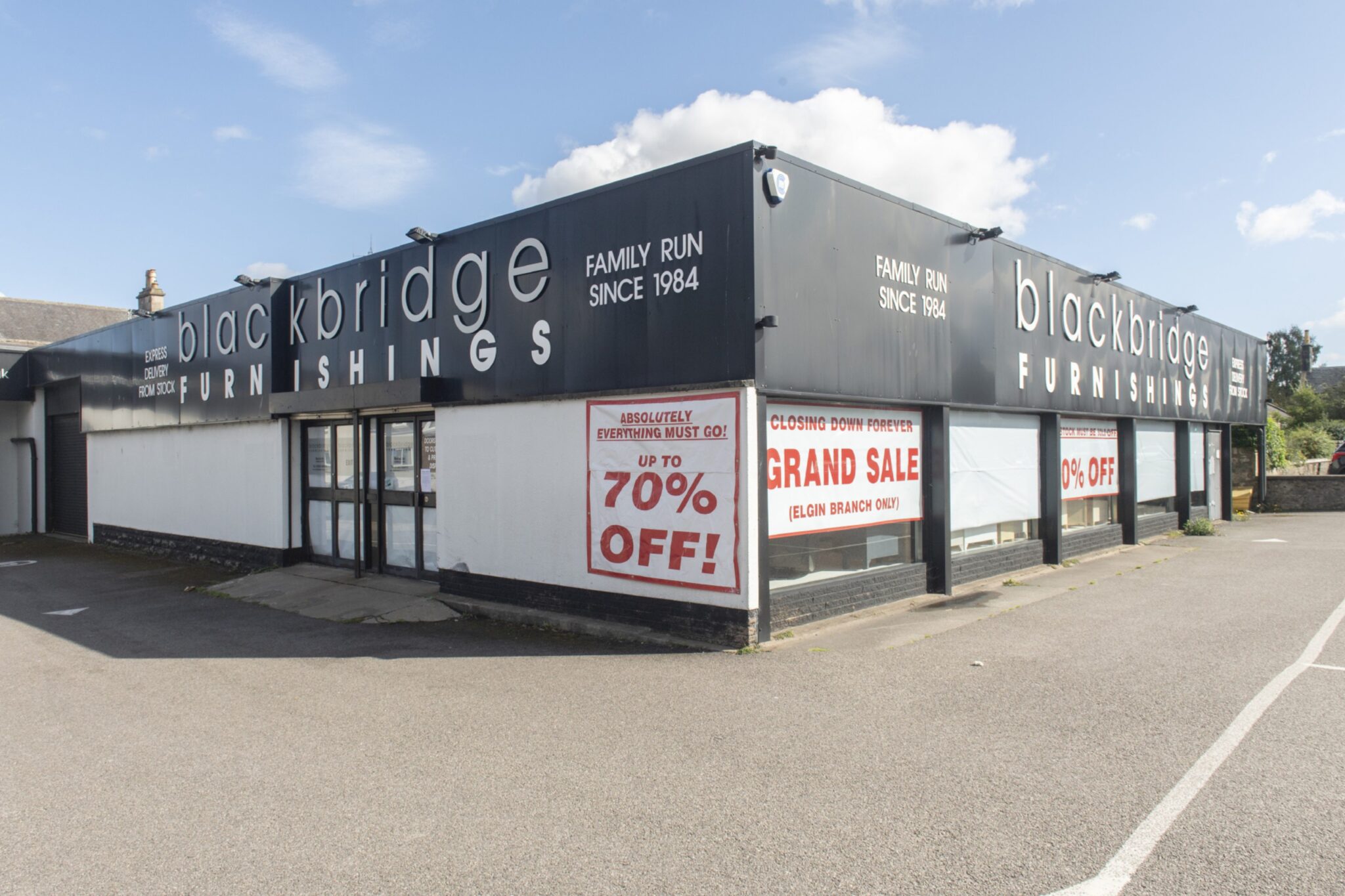 Elgin branch of Blackbridge Furnishings to close after sale
