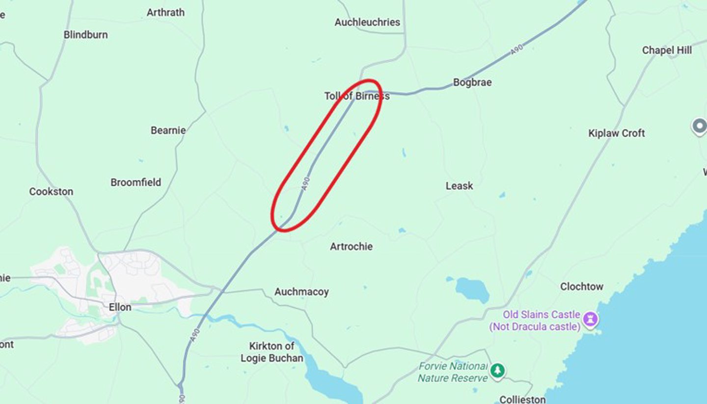 Nineteen nights of disruption due to Toll of Birness roadworks
