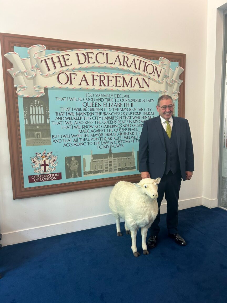 Jimmy Buchan's now a Freeman of City of London