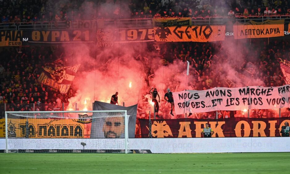 AEK Athens v Aberdeen: Fans set for police searches, early buses
