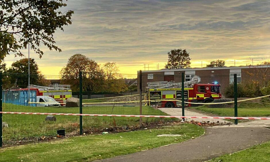 Fire investigation under way at Dyce Primary School