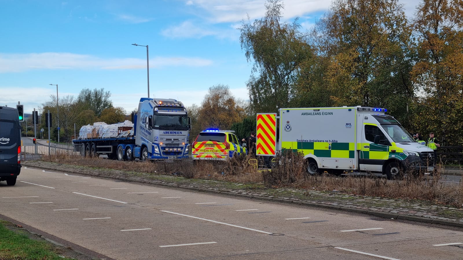 Man dies after taking ill on A96 near Haudagain roundabout
