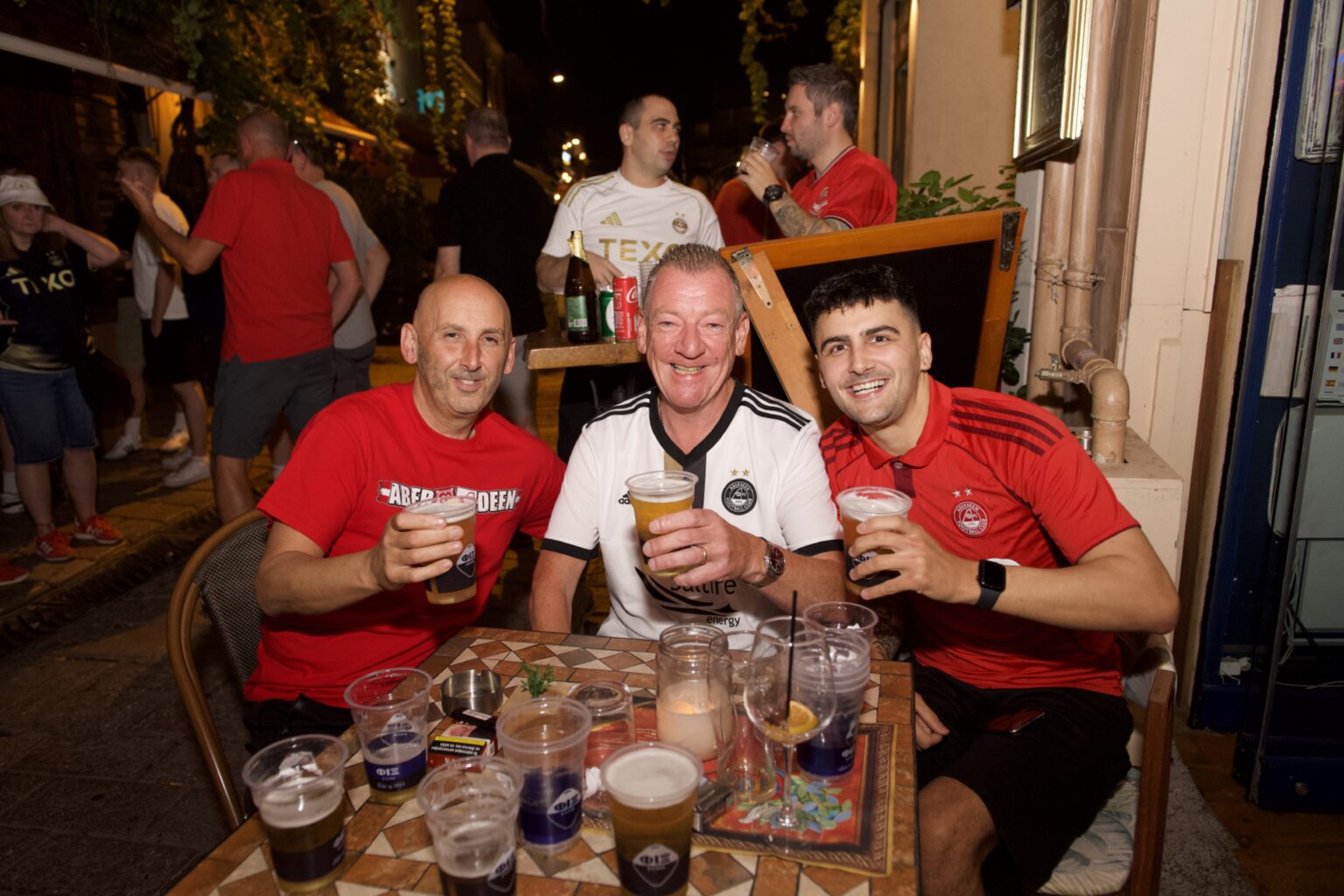 GALLERY: Aberdeen fans descend on Athens on eve of AEK Athens showdown ...