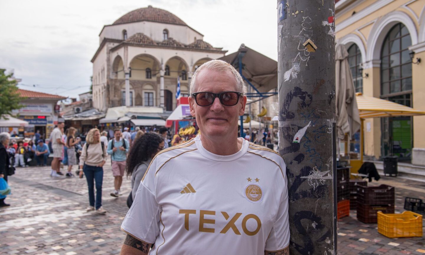 WATCH: Aberdeen fan travelled from Tokyo AEK Athens game