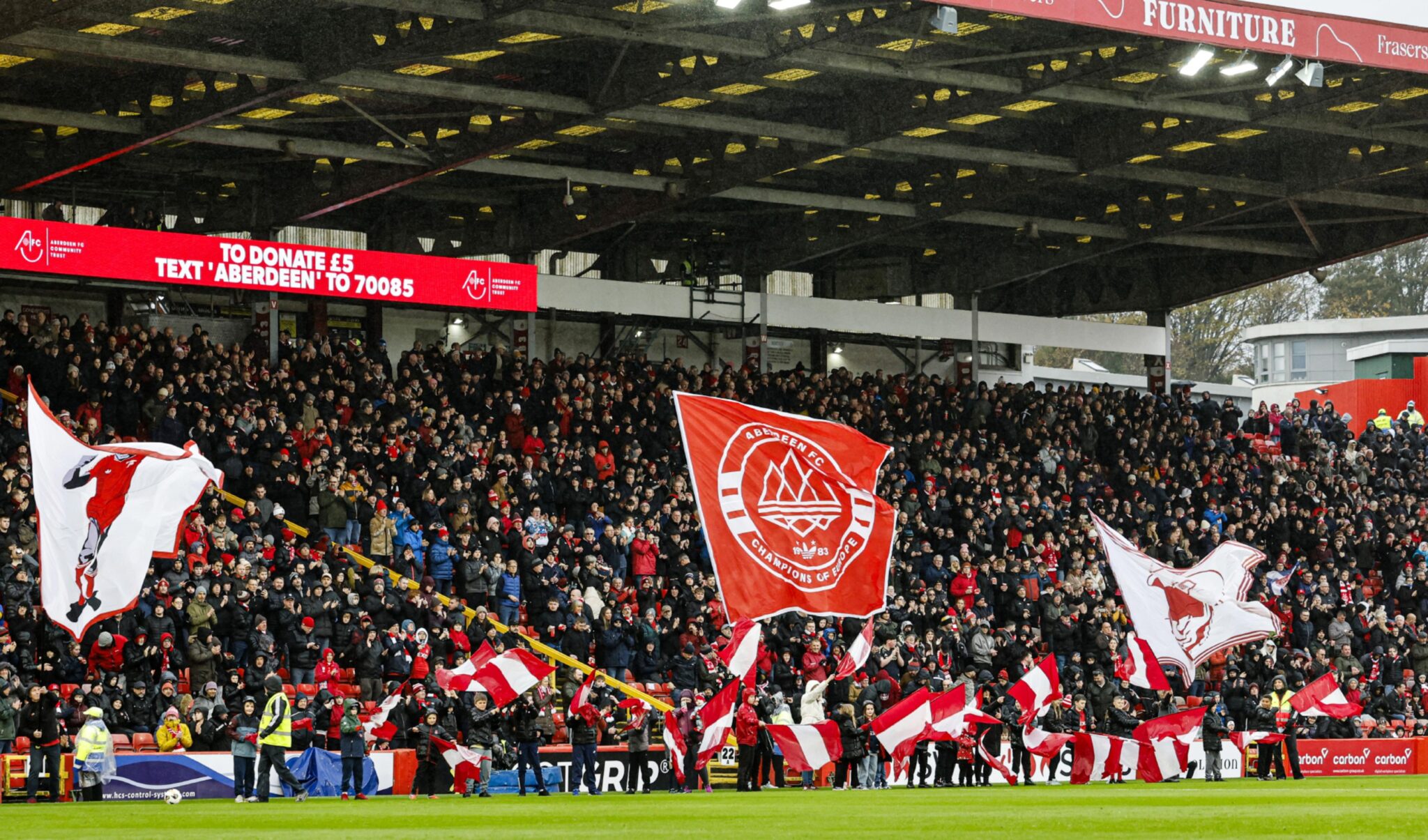 Numbers show how Aberdeen FC fans have stuck by their club