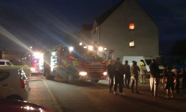 Inverness residents witness ‘fireball’ as crews rush to caravan blaze