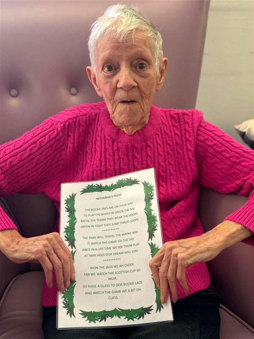 Buckie poet Barbara Bowie pens her own Doric eulogy