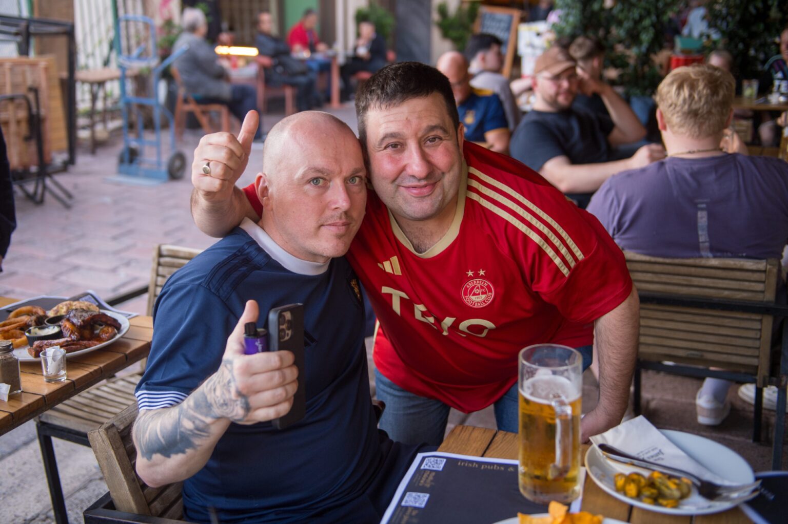 GALLERY: Aberdeen fans get Athens party started ahead of Conference ...