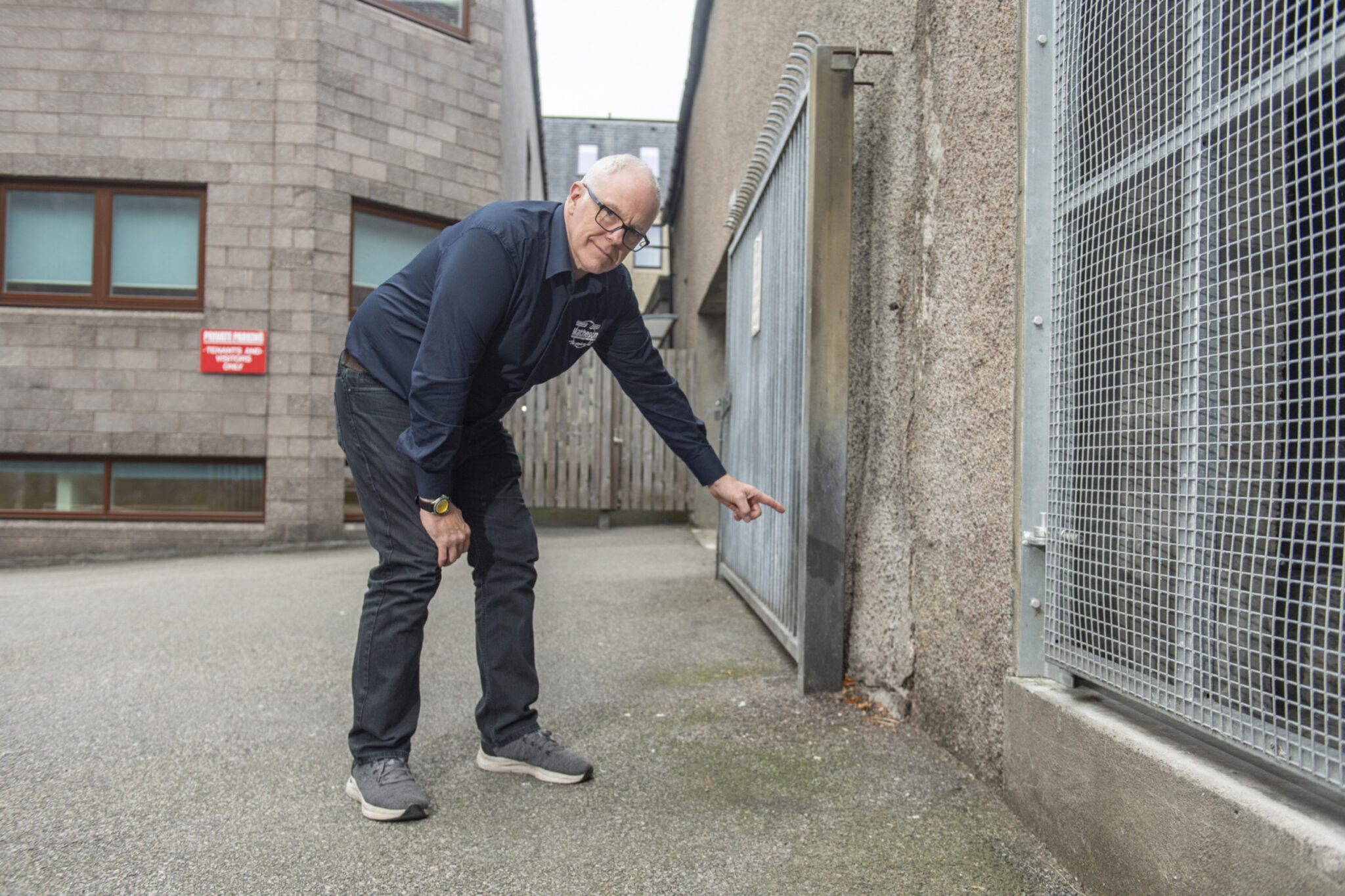 Inverness plumbing boss fed up of lane being used as public toilet