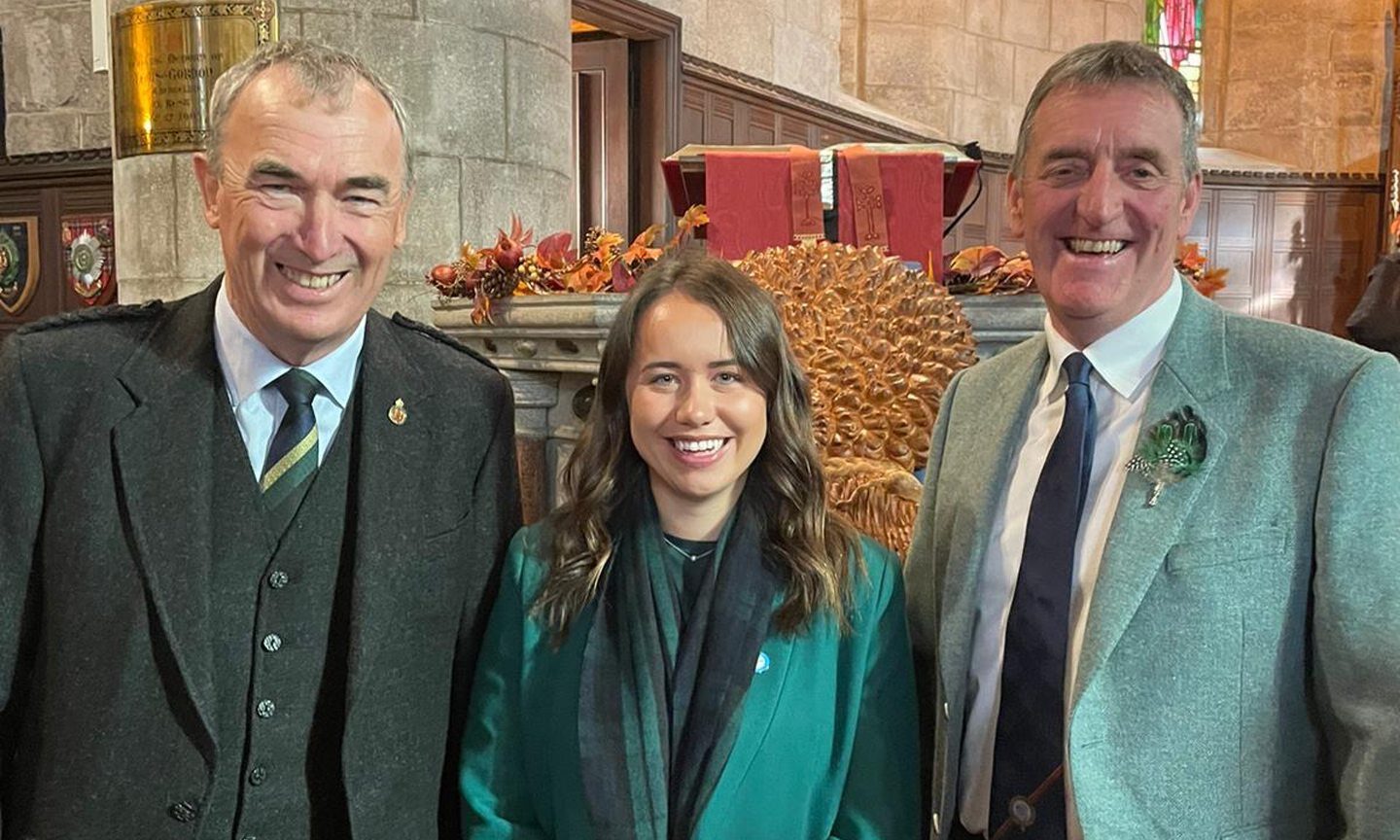 Ellen Glennie shines at harvest thanksgiving in Crathie Kirk
