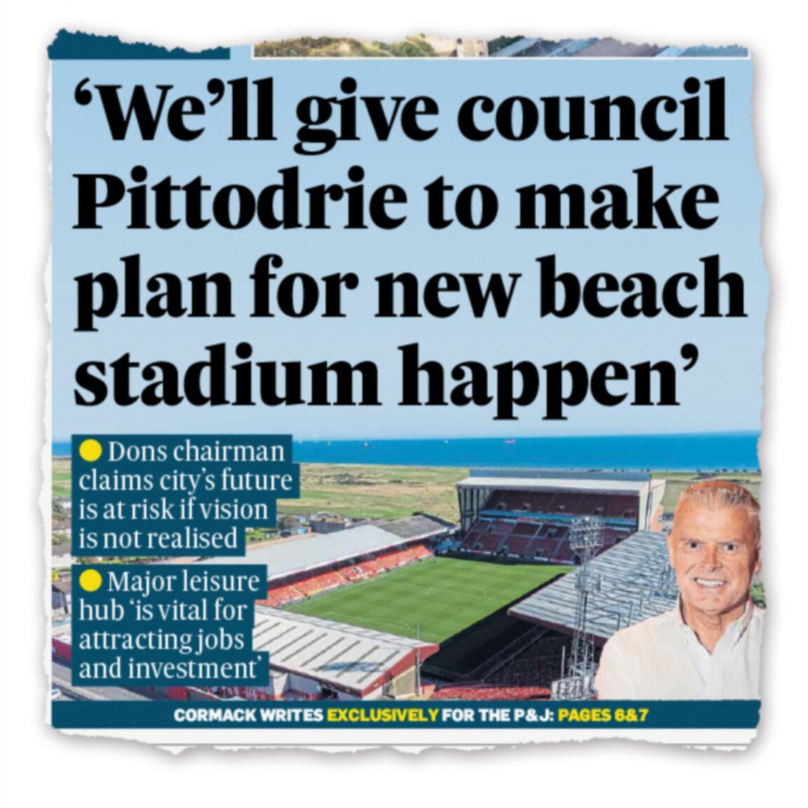 Aberdeen FC told Pittodrie offer won't break beach stadium deadlock