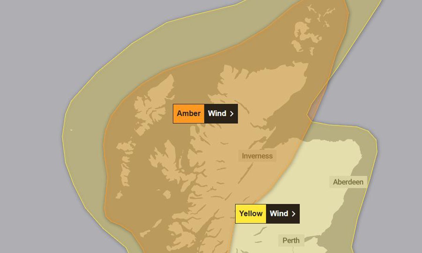 Storm Amy: Amber wind warning issued for Highland and Moray
