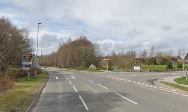 One person taken to hospital after crash on A93 at Banchory