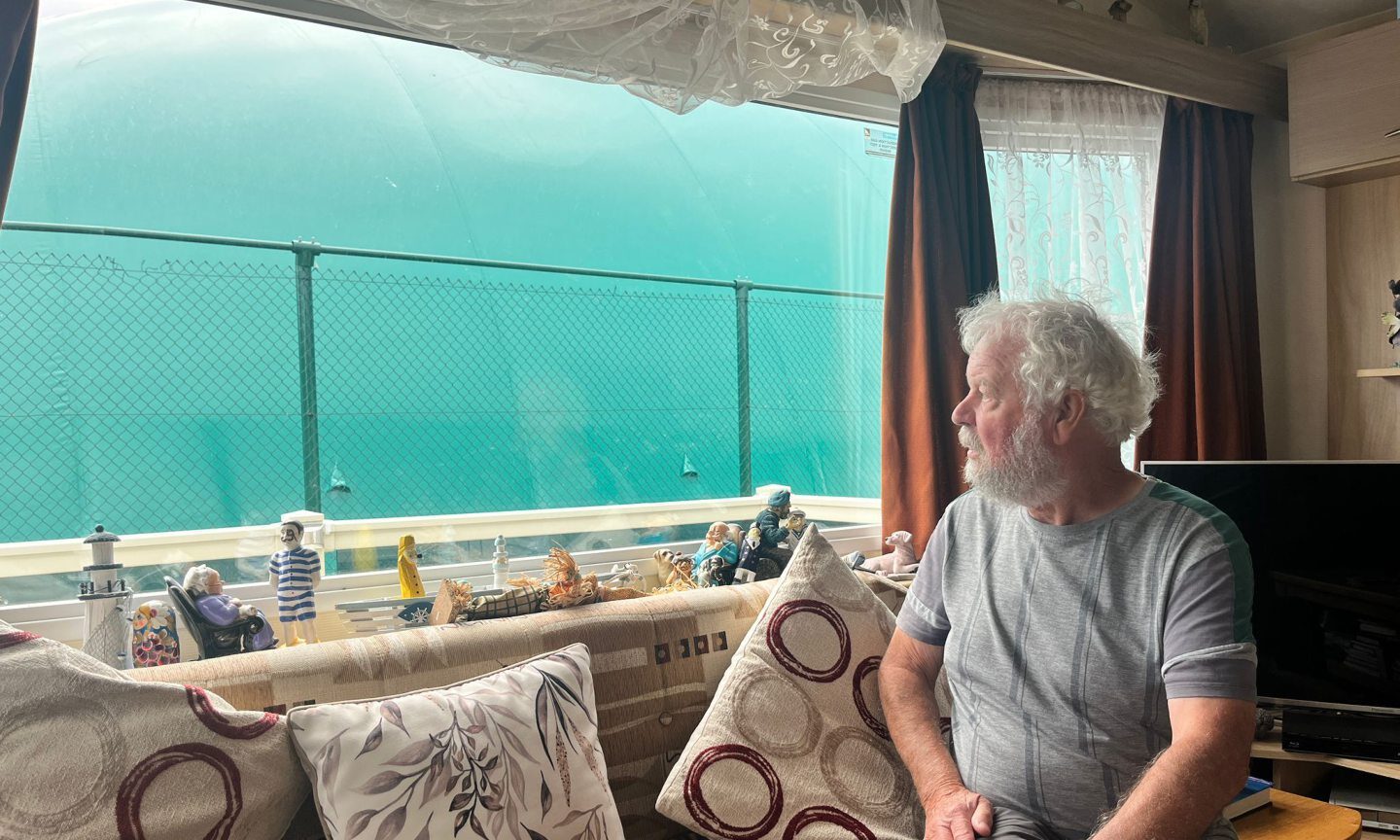 Stonehaven tennis dome dubbed 'green giant' installed