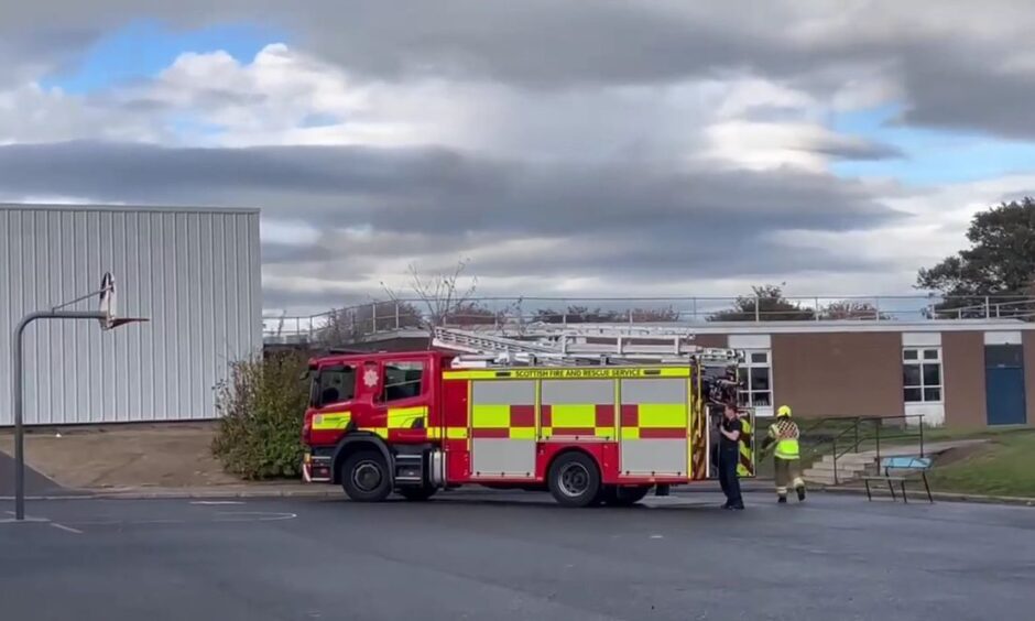 Fire investigation under way at Dyce Primary School