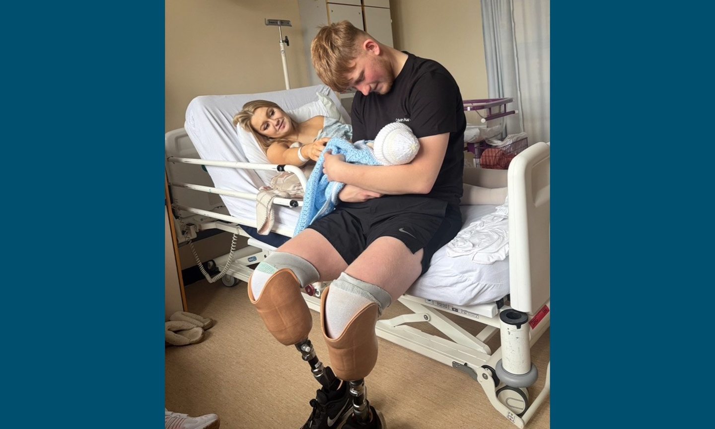 Baby joy for Banff horror smash survivor Adam Golebiewski