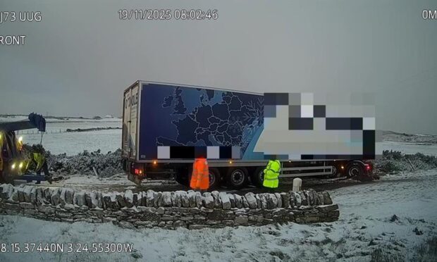 HGV jackknifes near Dunbeath as snow blankets A9
