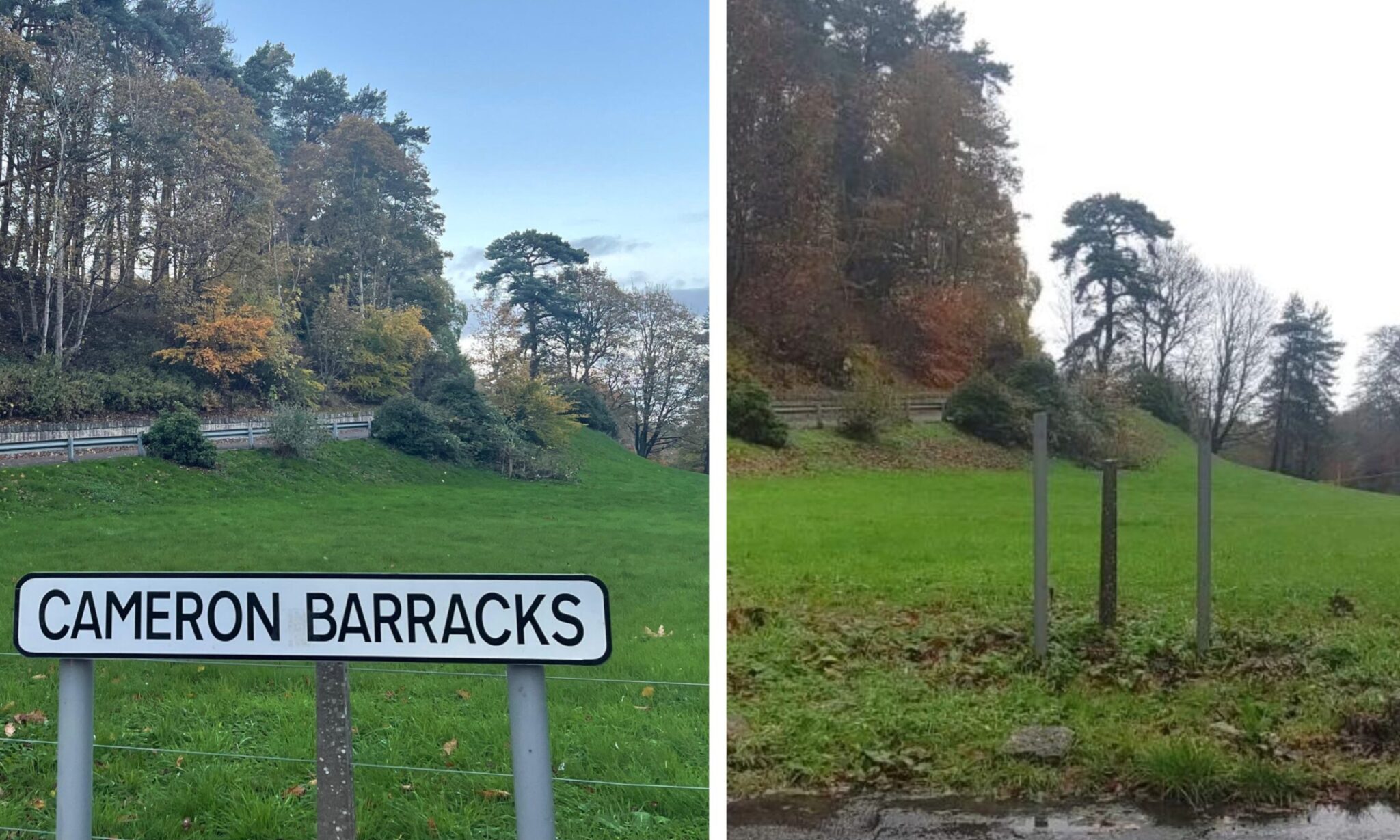 Cameron Barracks signs disappear as Inverness stands divided