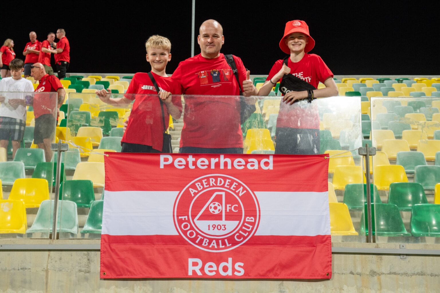 Gallery: Aberdeen FC fans cheers on the Dons in Cyprus