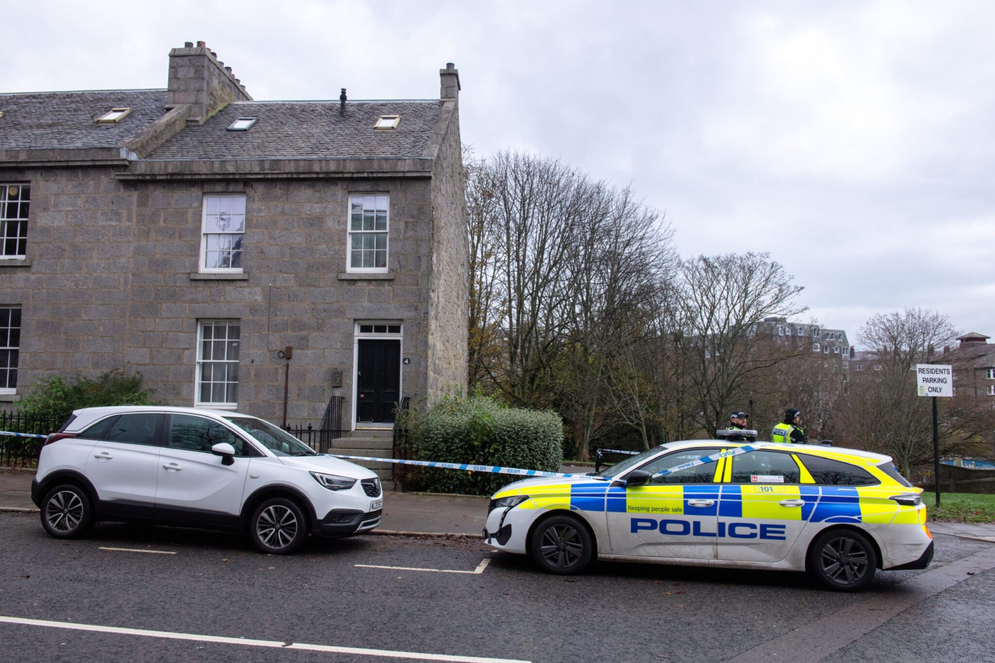 Police attend Skene Street in Aberdeen after man found injured
