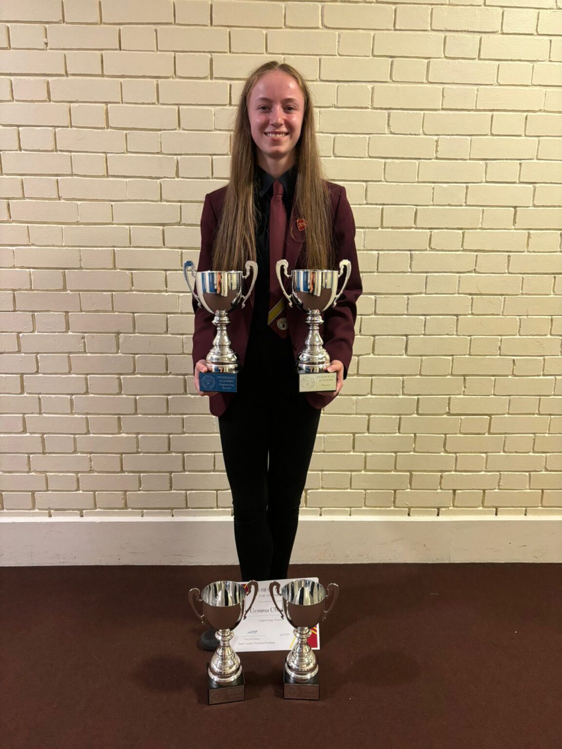 Peterhead Academy's highest-achieving pupils receive Dux awards