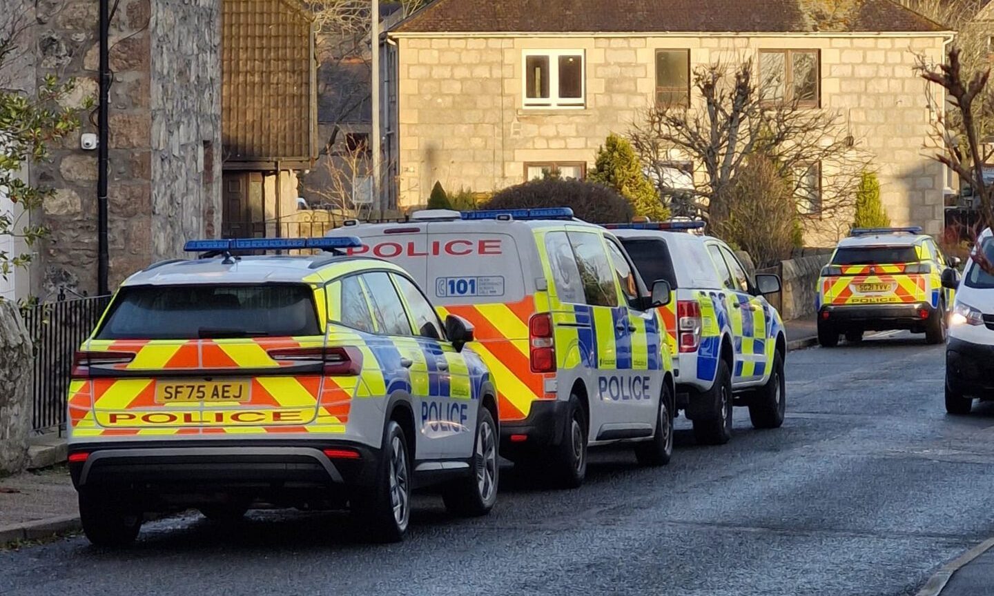 Officers descend on Inverurie property in drug raid