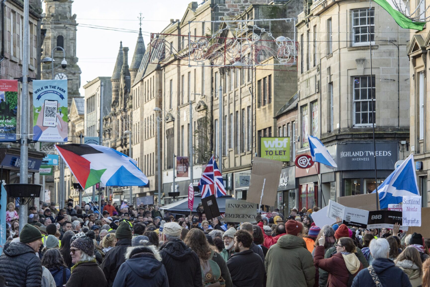 Inverness protest held over Cameron Barracks plans