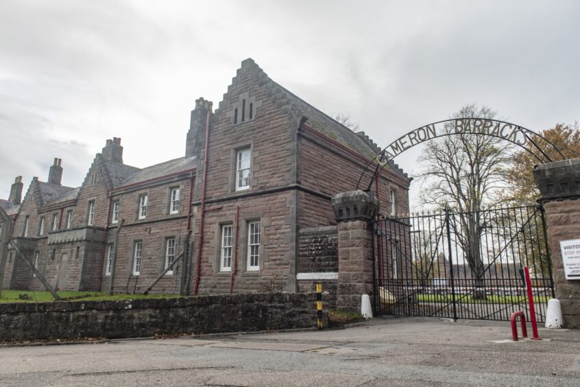 Cameron Barracks: Supporters for Inverness asylum seekers