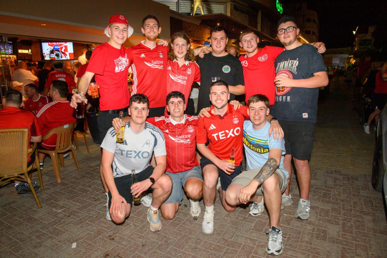 Gallery: Aberdeen FC fans party in Cyprus ahead of AEK Larnaca