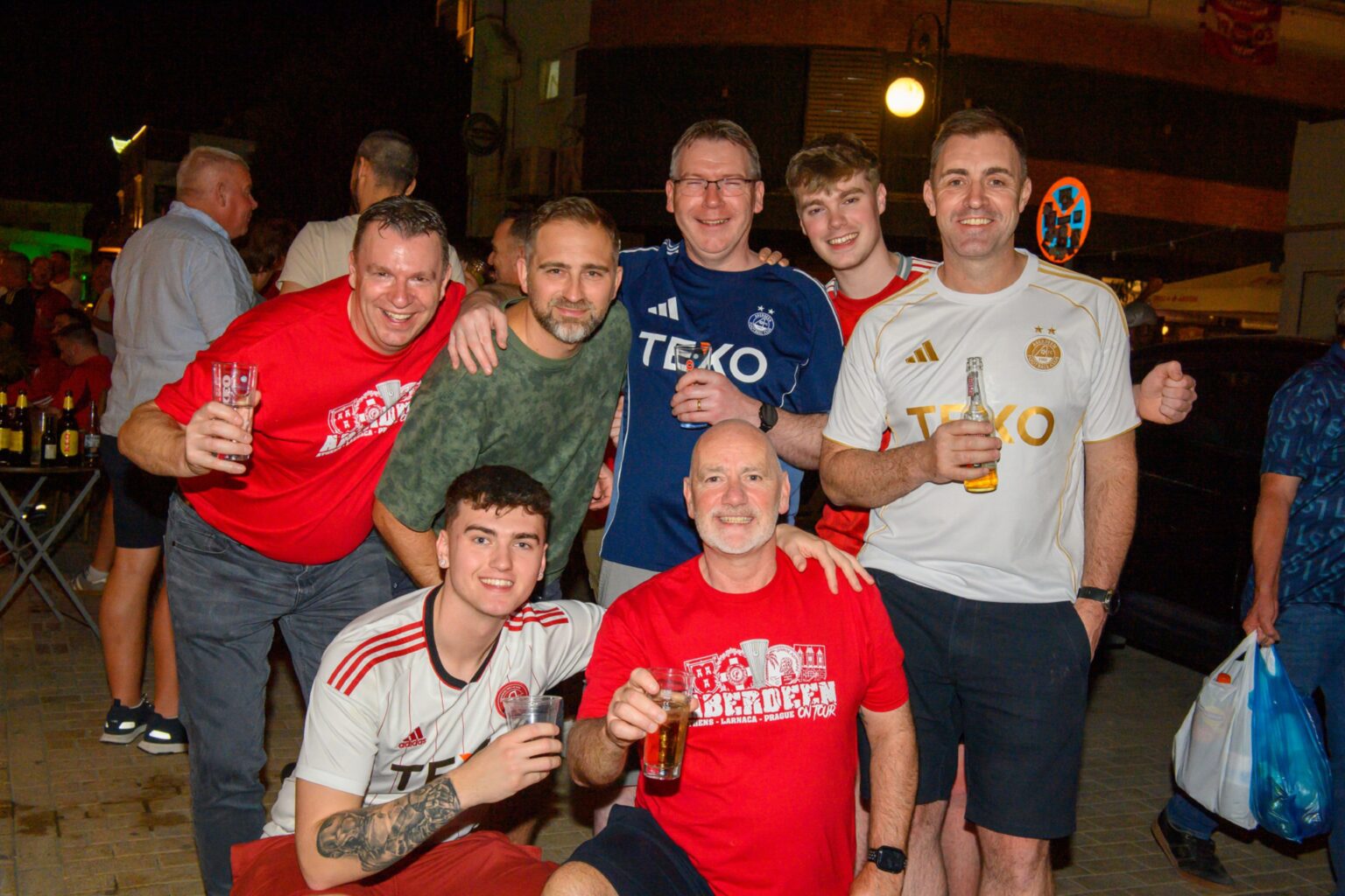 Gallery: Aberdeen FC fans party in Cyprus ahead of AEK Larnaca