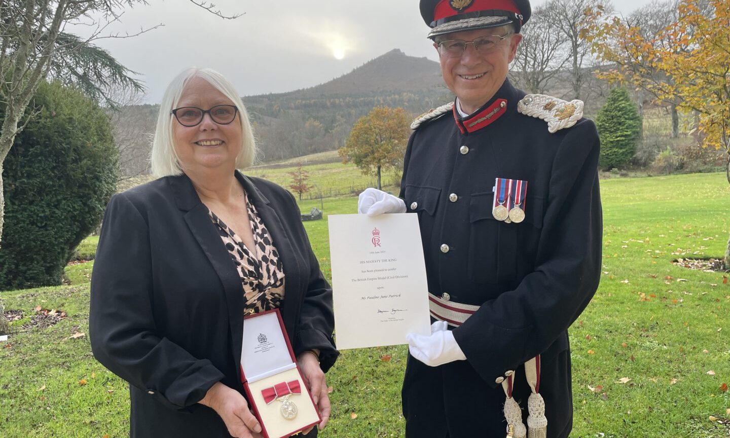 Pauline Patrick: Aberdeenshire charity boss honoured by King