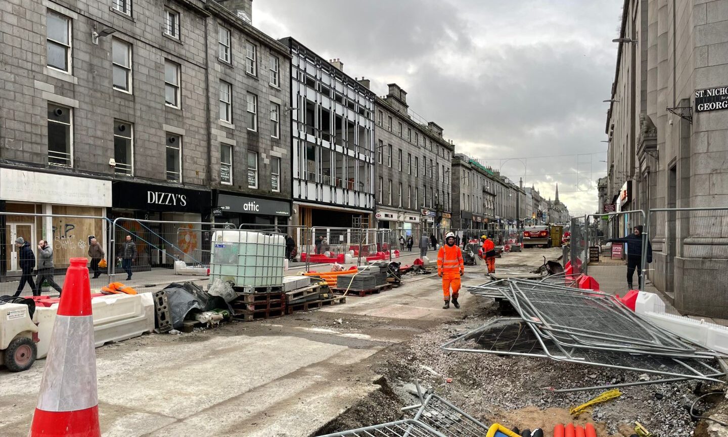 Aberdeen market progress ramps up as Union Street front revealed