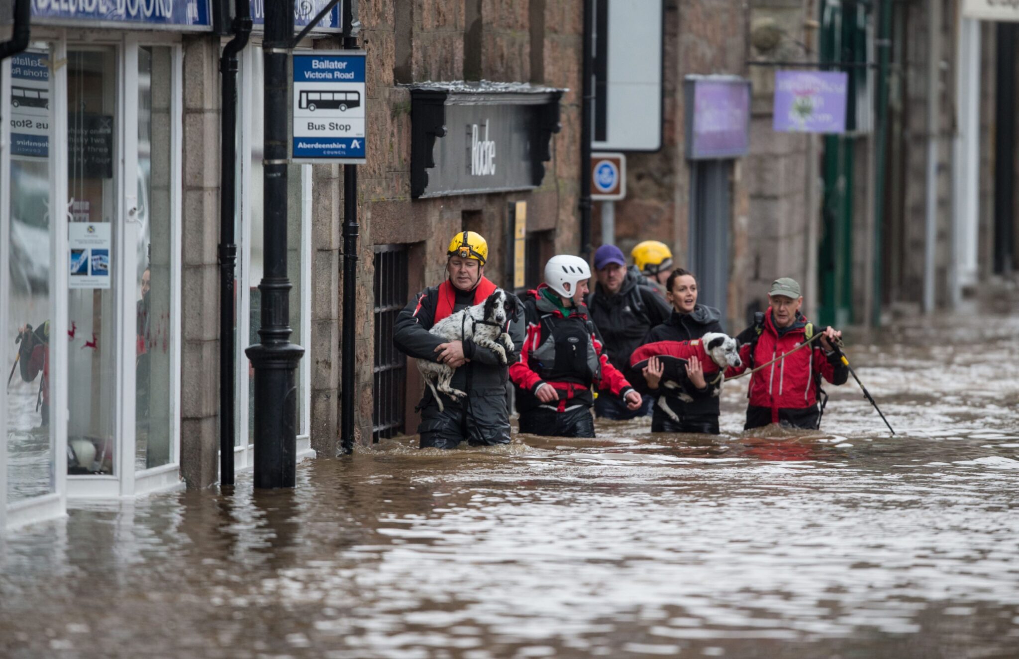 Ballater heroes hopeful village will be spared flooding in snow melt