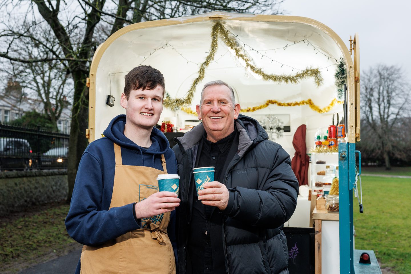 Clan's Coffee Box reopens in Westburn Park after generator theft