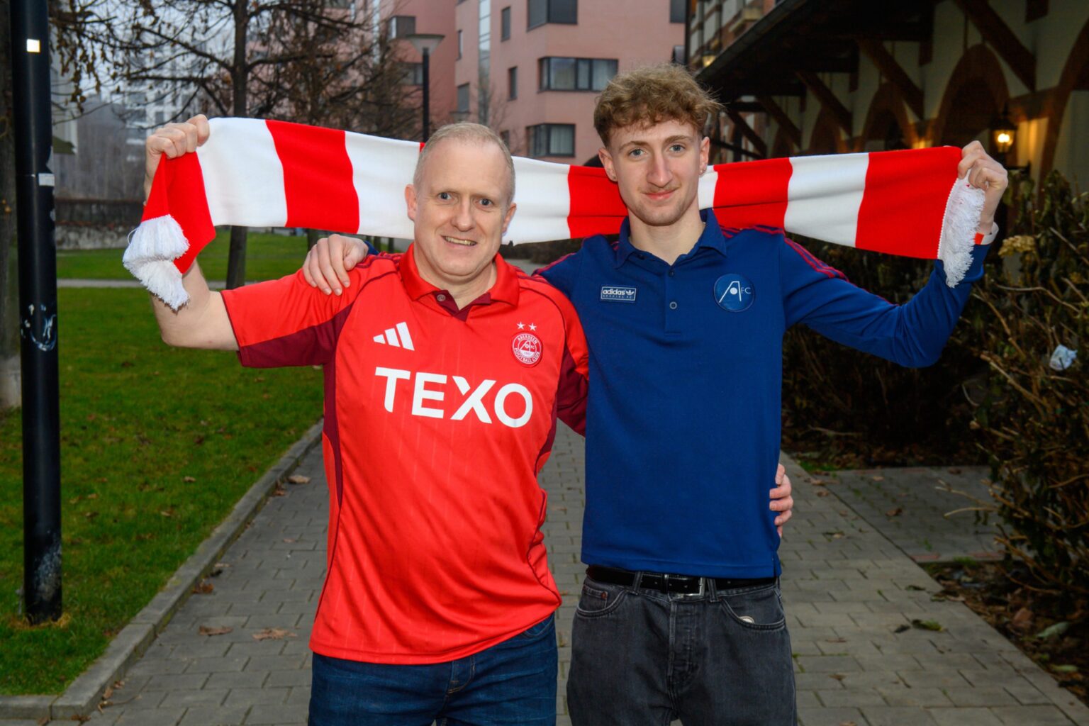 Gallery: Thousands of Aberdeen FC fans descend on Prague