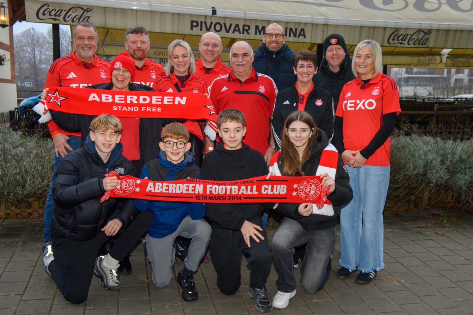 Gallery: Thousands of Aberdeen FC fans descend on Prague