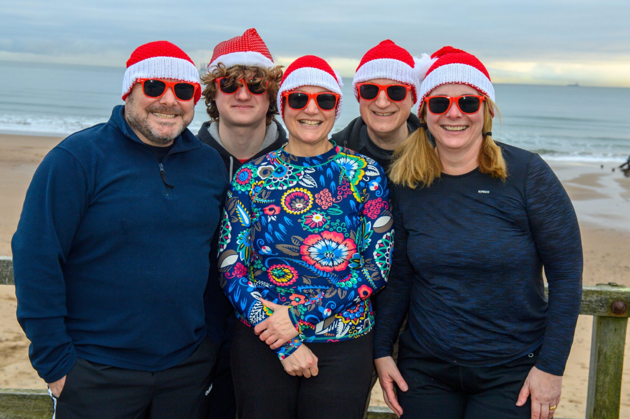 Aberdeen boxing day nippy dip draws crowds to beach