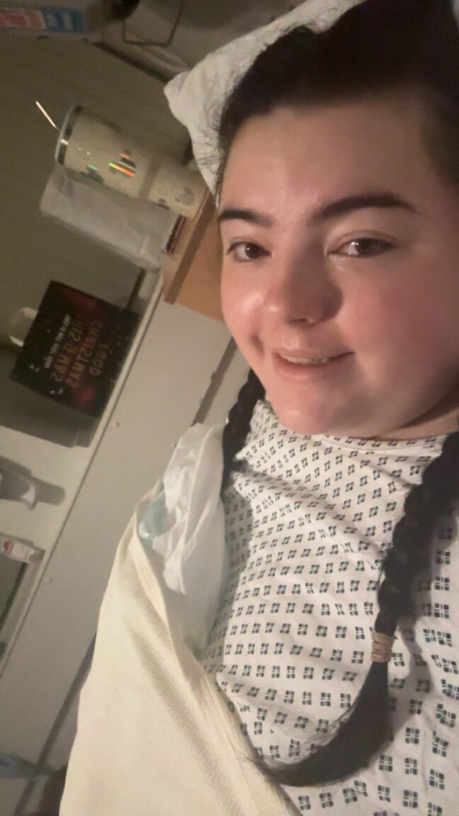 Kem Thompson, 22, among ARI's youngest breast cancer patients
