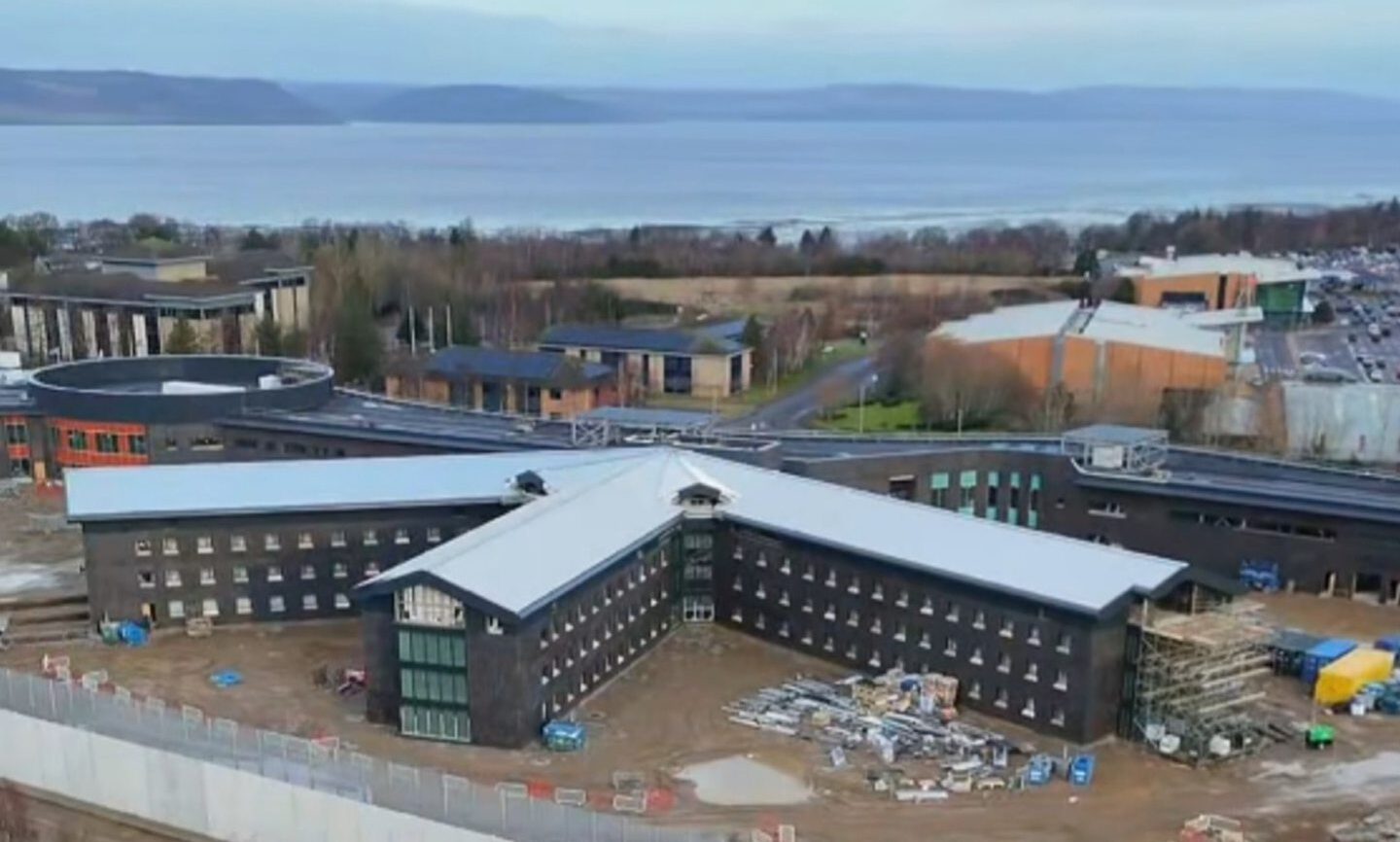 HMP Highland: Drone footage captures Inverness prison progress