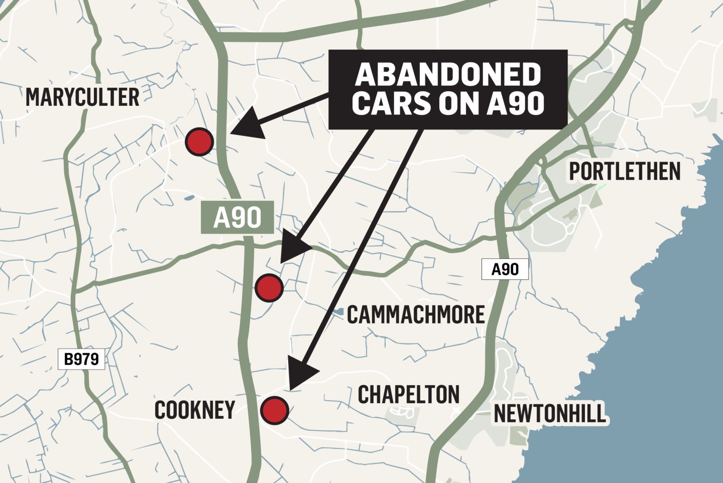 Abandoned cars litter AWPR as aftermath of weather revealed