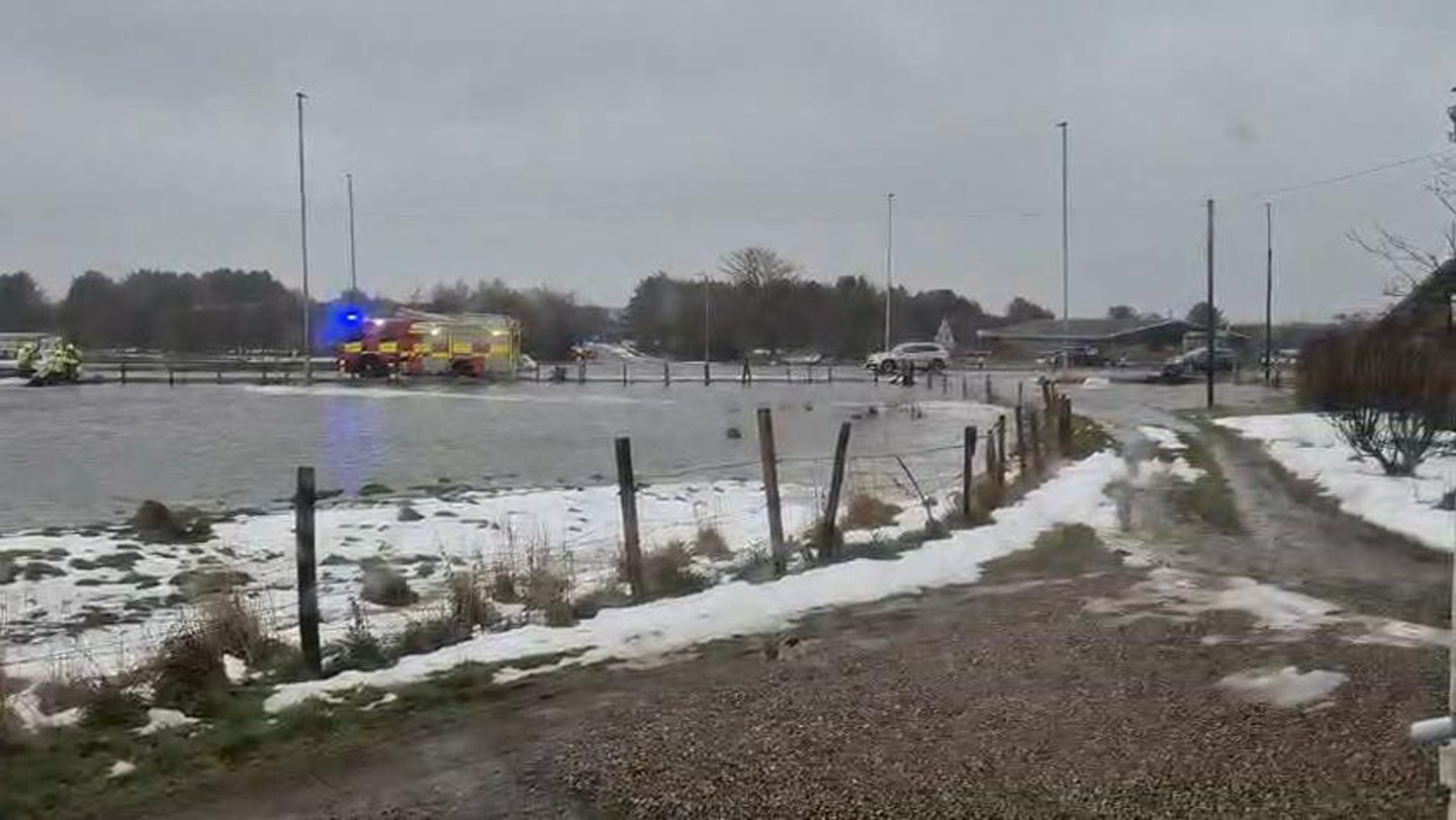 Portlethen couple stranded for appointment due to A92 flooding